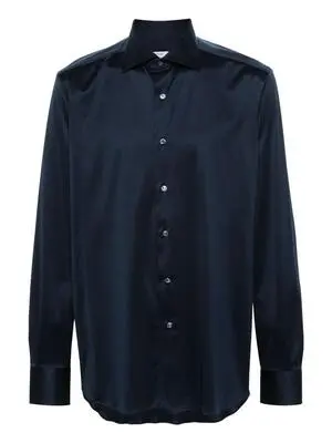 FRAY Cutaway-collar Shirt - Blue