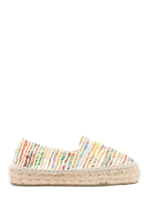 MANEBÍ Manebi Striped Flatform Espadrilles