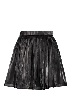 B+AB Flared Mini Skirt - Black