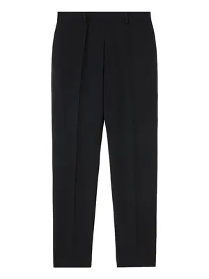 JIL SANDER Jil Sander Tapered Wool Trousers Blue