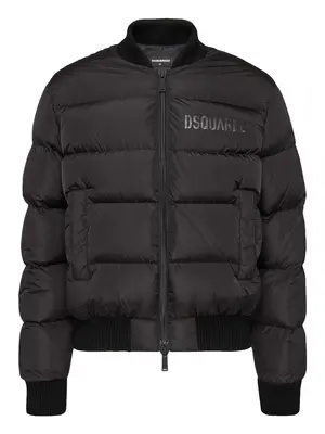 Dsquared2 DSQUARED2 Logo-Print Padded Jacket Black