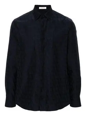 Valentino Garavani Toile Iconographe Jacquard Shirt - Blue