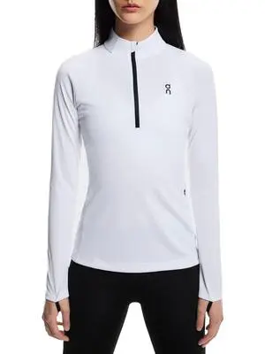 On Climate Quarter Zip Running Top - White