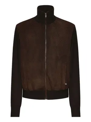 Dolce & Gabbana Zip-up Bomber Jacket - Brown