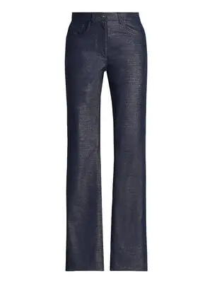 Giorgio Armani Metallic Denim Pants - Graphite