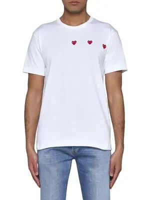 Play Comme Des Garcon T-shirt Men White