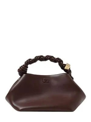 GANNI Ganni Twisted Handle Handbag Cocoa