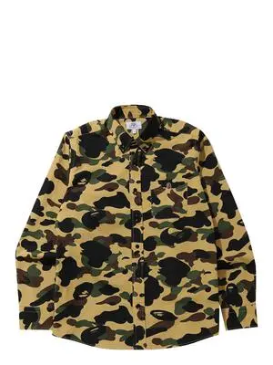 A BATHING APE 1st Camo Button-down Shirt - Yellow