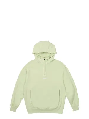 PALACE Washed Terry 1/4 Placket Hood 'mojito - Green