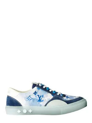 LOUIS VUITTON Ollie Watercolor Monogram Sneakers - White