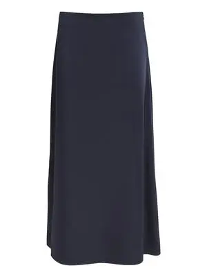 Max Mara Satin Midi Slip Skirt Blue