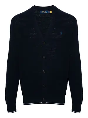 Polo Ralph Lauren Pony Embroidery Cardigan - Blue