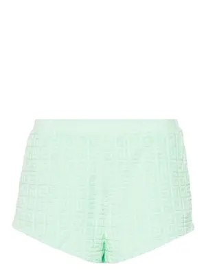 Givenchy 4g-motif Thigh-length Shorts - Green