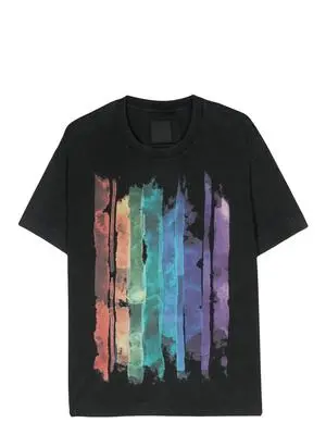 Givenchy Graphic-print Cotton T-shirt - Black