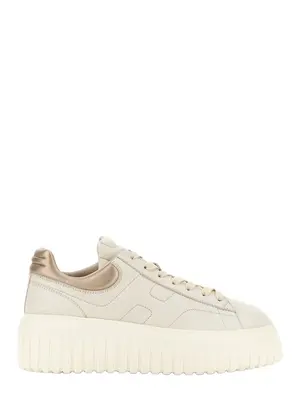 Hogan H-stripes Lace-up Sneakers - Neutrals