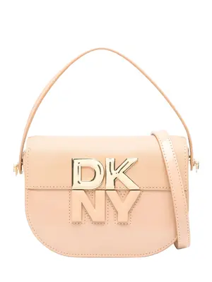 Dkny Logo-lettering Tote - Neutrals