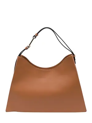 Furla Nuvola Leather Shoulder Bag - Brown