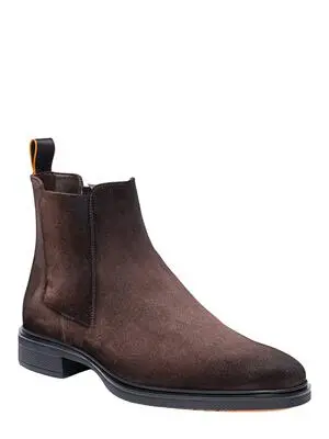 Santoni Easy Chelsea Boot - Dark Brown