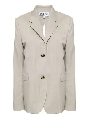 LOEWE Tied-Back Wool Blazer