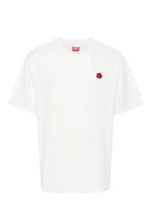 Kenzo Boke Flower-patch T-shirt - White