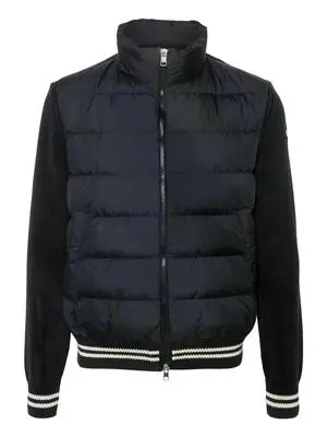 Moncler Panelled Down Jacket - Blue