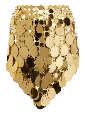 Rabanne Assembly Sequined Miniskirt - Gold