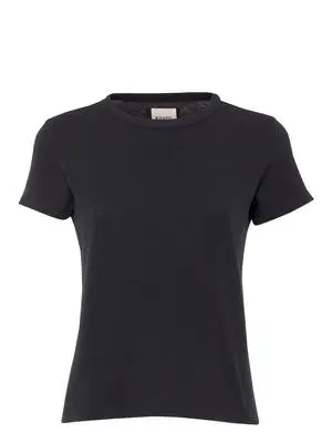 Khaite Samson Cotton Jersey T-shirt - Black
