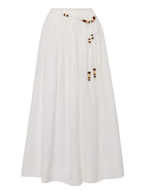 Faithfull The Brand X Monikh Oliveria Maxi Skirt - White