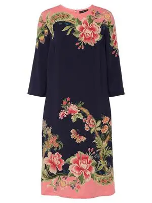 Etro Floral Shift Dress - Multicoloured