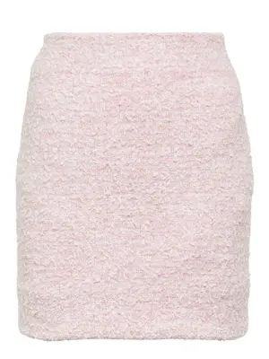Balenciaga Tweed Mini Skirt - Pink
