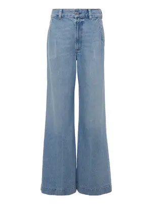Citizens Of Humanity Beverly High-rise Wide-leg Jeans - Blue