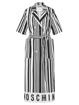 MOSCHINO Moschino Barcode-Print Cotton Dress