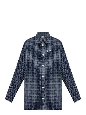 Kenzo Logo-print Shirt - Blue