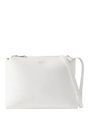 Khaite Lina Leather Shoulder Bag - White