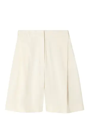 Tove TOVE Bella Linen-blend Shorts Off-white