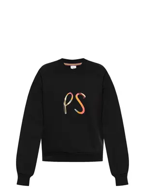 Paul Smith Spray Swirl Organic Cotton Sweatshirt - Black