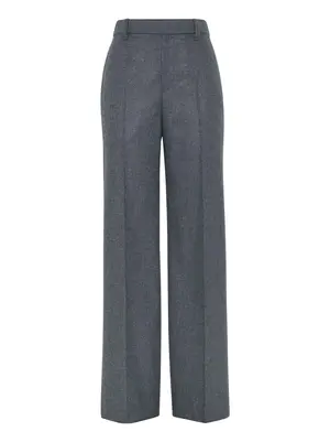 Brunello Cucinelli Wide-leg Trousers - Grey