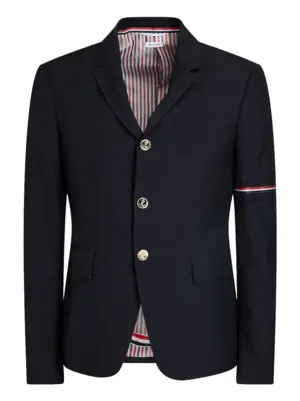 Thom Browne Wool-blend Blazer - Navy