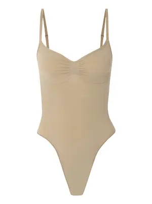 SKIMS Seamless Sculpt Thong Bodysuit - Neutrals