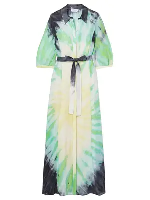 Gabriela Hearst Daisy Tie-dyed Maxi Dress - Multi