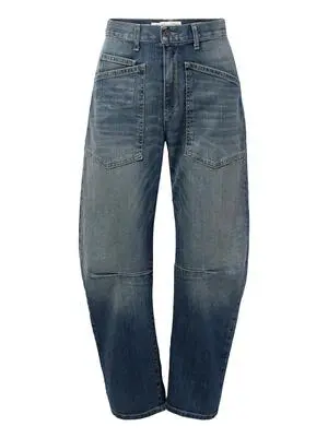 NILI LOTAN Shon Boyfriend Jeans - Blue