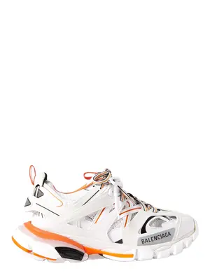 Balenciaga Track Logo Sneakers - White