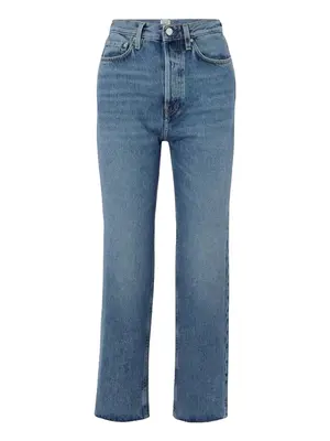TOTÊME + Net Sustain Classic Cut High-rise Straight-leg Jeans