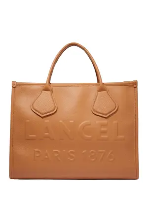 LANCEL Medium Jour De Leather Tote Bag - Brown