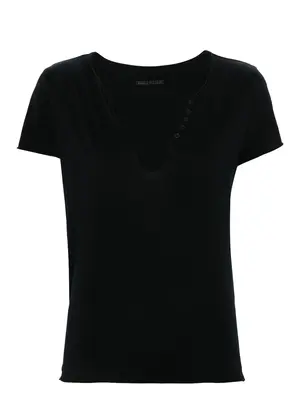 Zadig&Voltaire Henley T-shirt - Black