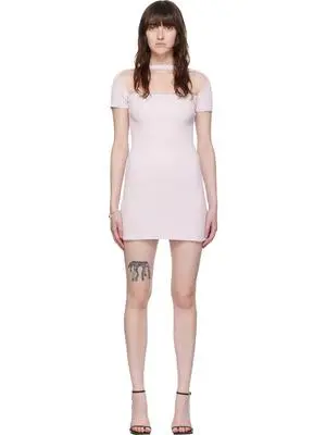 COURREGES Hyperbole Mini Dress 0077 Mist