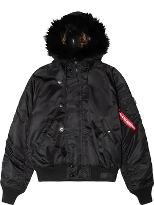 StÜssy X Alpha Kryptek N-2b Short Waist Parka - Black