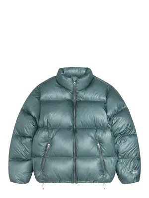 StÜssy Down Puffer Jacket - Blue