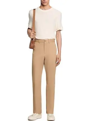 Sandro Straight-leg Chinos Nut