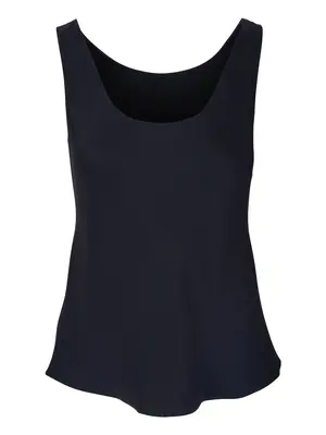 PETER COHEN Silk Tank Top - Blue